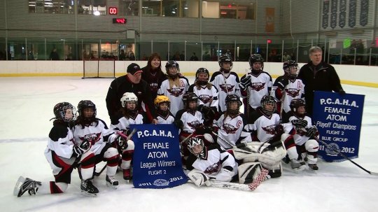 Falcons Win Atom 2 Championship - Surrey Female Hockey Association
