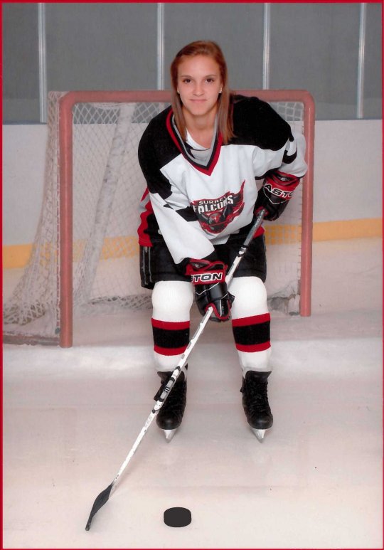 Congratulations to Danielle Aviani - PCAHA Scholarship - Surrey Female ...