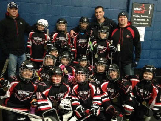 Atom C2 Falcons take Gold at Langley Tournament - Surrey Female Hockey ...