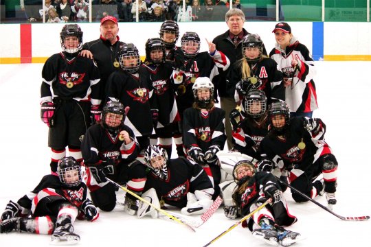 Atom C2 Falcons Win Angels on Ice Tournament - Surrey Female Hockey ...